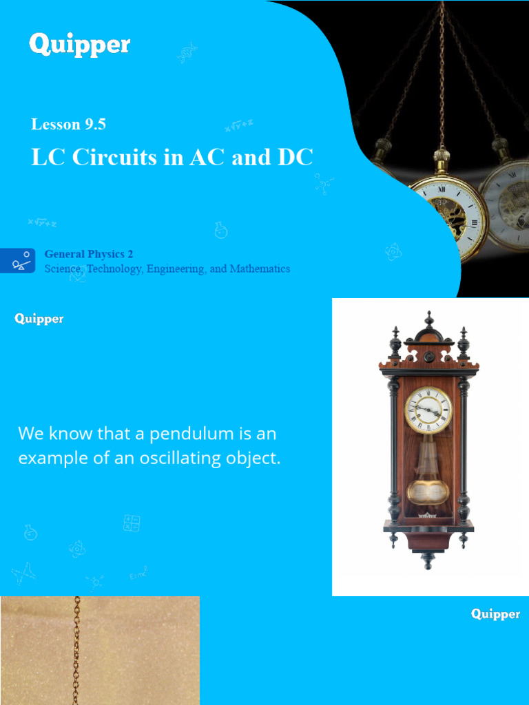 Understanding LC Circuits in AC and DC | PDF | Inductance | Inductor