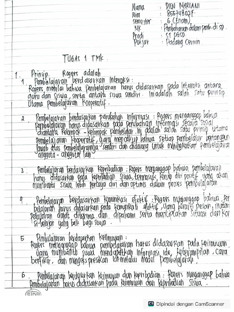 Tugas 1 TMK Dien Pembaharuan | PDF