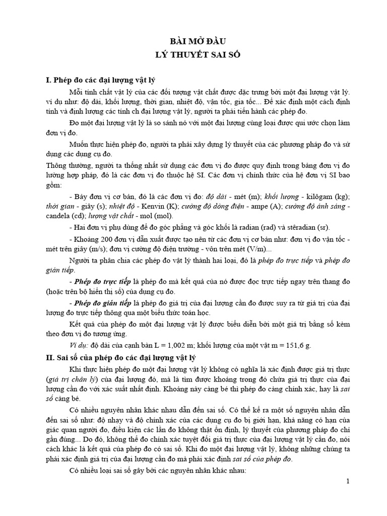 Các Bài TN VLUD | PDF