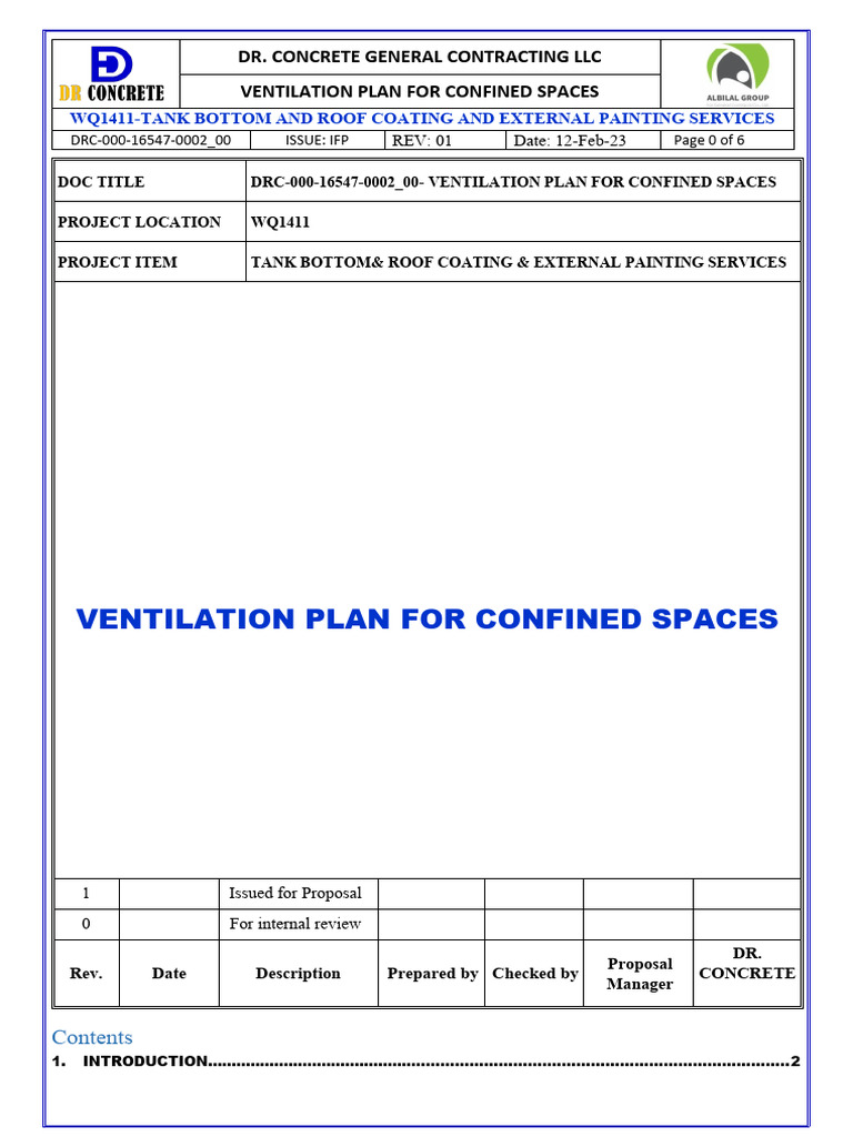 DRC-000-16547-0002 - 00-Ventilation in Confined Spaces | PDF ...