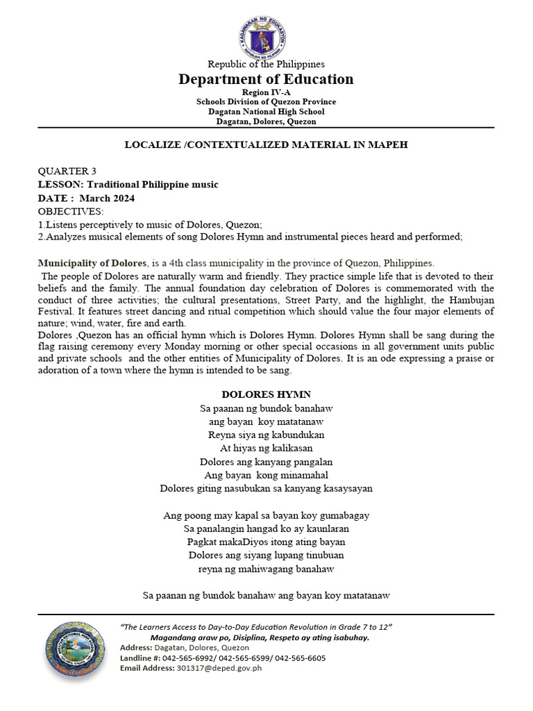 Localized Music | PDF