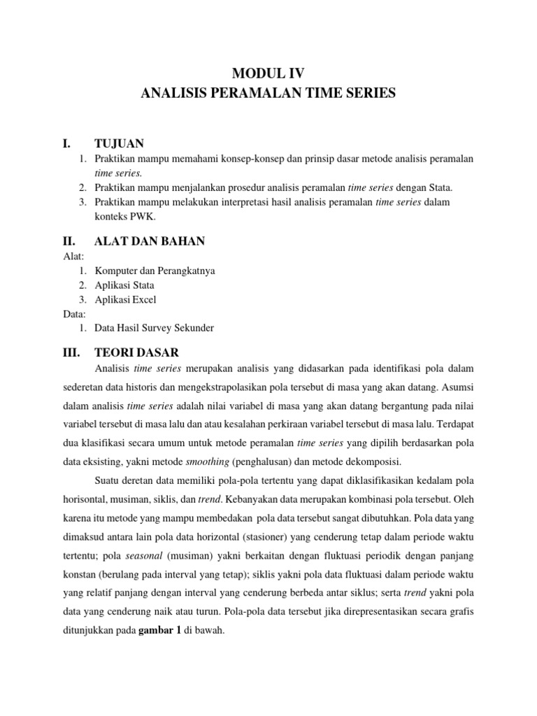 Analisis Pola Data Time Series | PDF