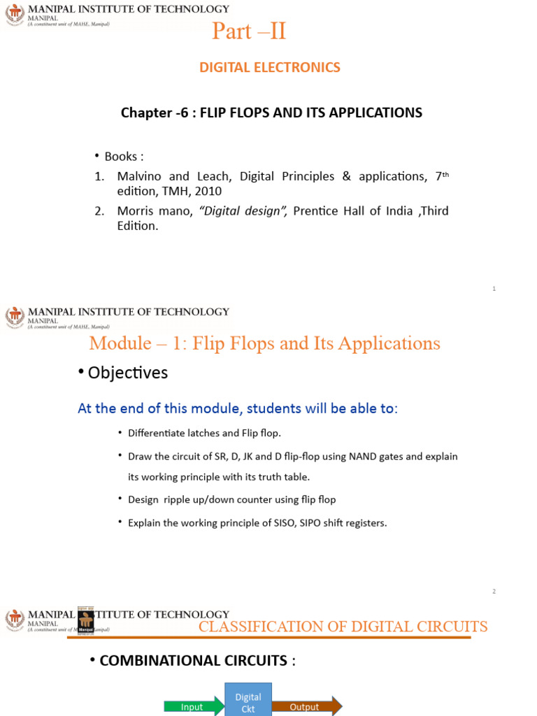 CH6 Module1 Sequential Circuits | PDF | Logic Gate | Electronic Design
