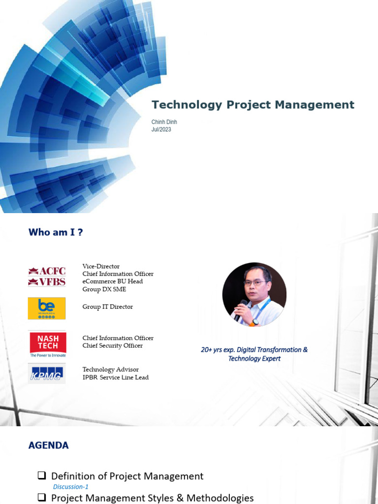 ISB - Technology Project Management | PDF | Project Management | Agile Software Development