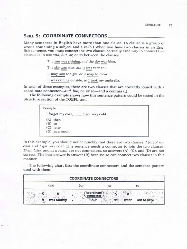5-6 Longman Prep - Coor and Adv Connectors | PDF