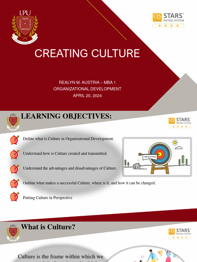Defining Culture in Organizations | PDF | Organizational Culture ...