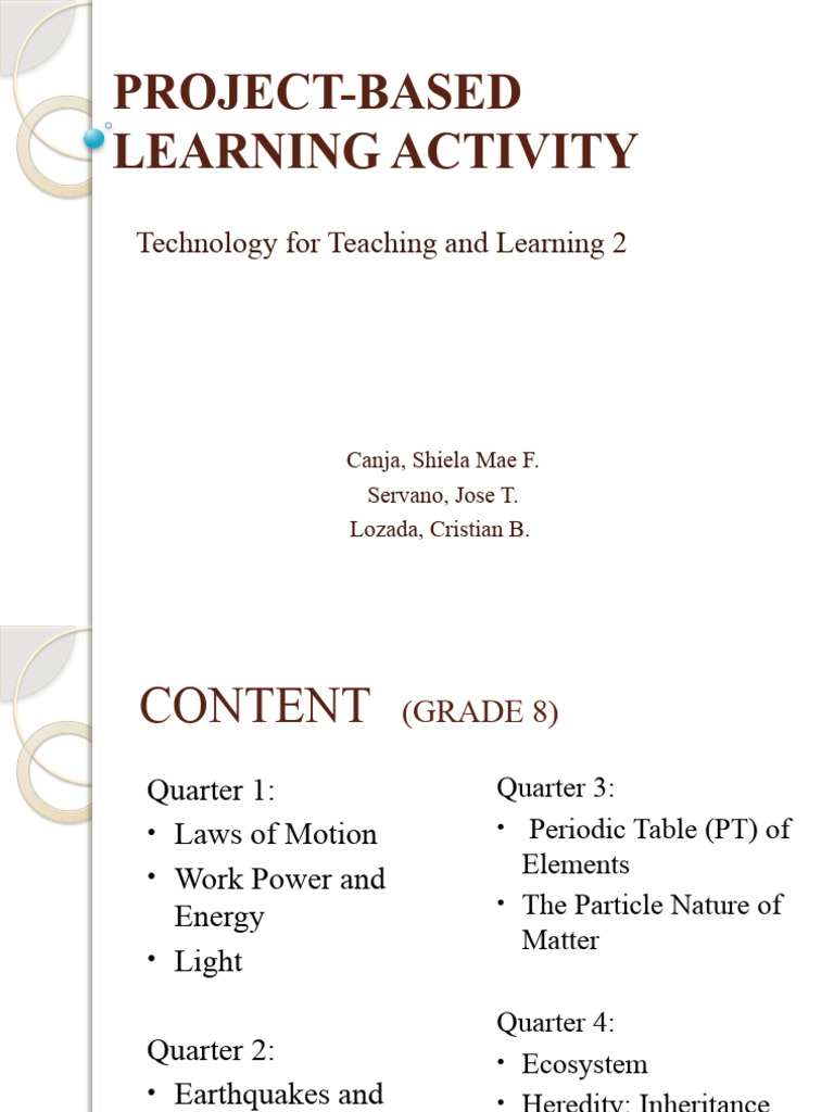 TTL 2 Activity 1 | PDF | Learning | Earthquakes