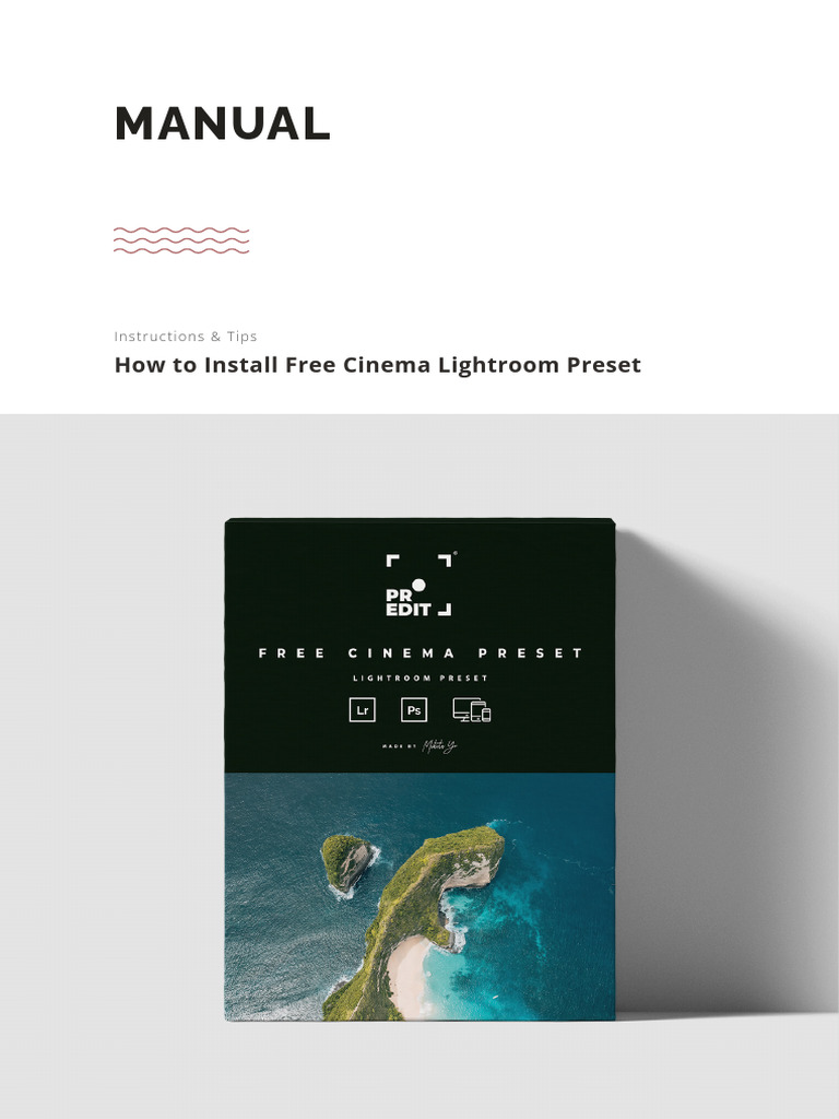 Free Preset Manual | PDF | Adobe Photoshop | Software
