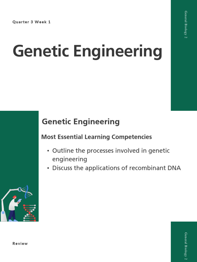 Q3 Lesson 1 Genetics and Genetic Engineering | Download Free PDF ...
