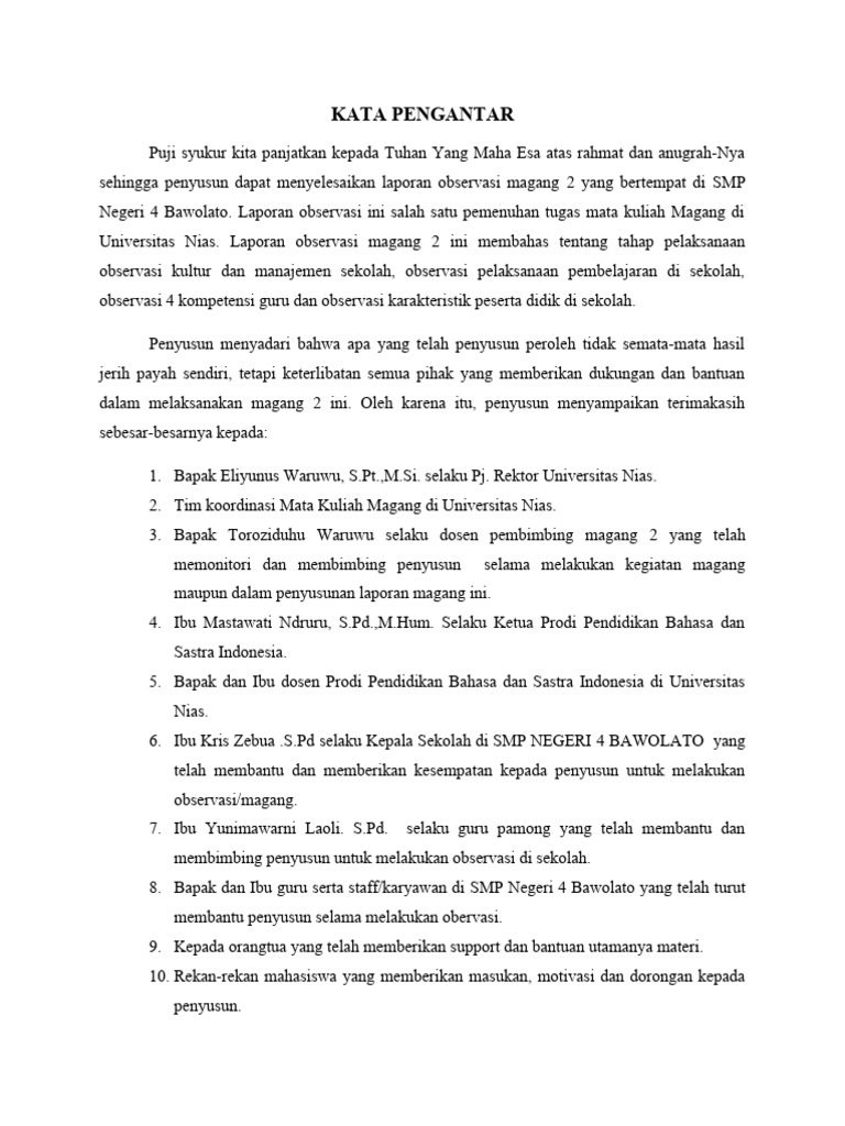 Laporan Magang 2 (Lista) | PDF