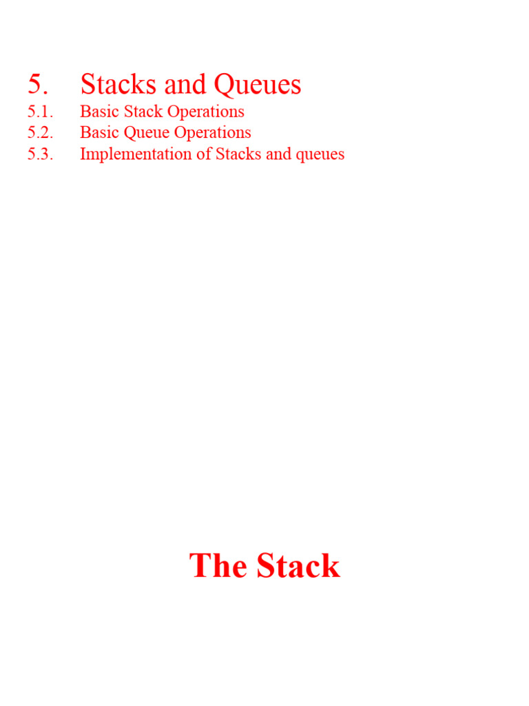Chapter 5 Stack and Queue | PDF | Queue (Abstract Data Type) | Pointer ... Chapter 5 Stack and Queue | PDF | Queue (Abstract Data Type) | Pointer ...