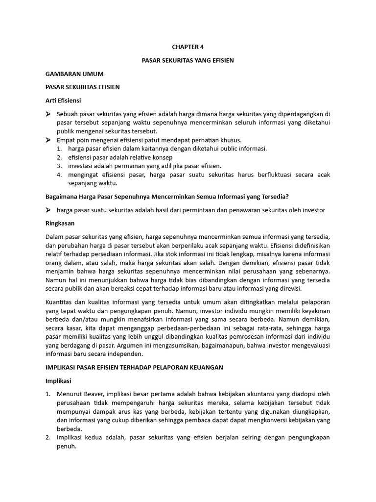 Chapter 4 - Catatan Pribadi | PDF