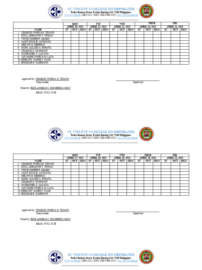 Dcps Attendance | PDF