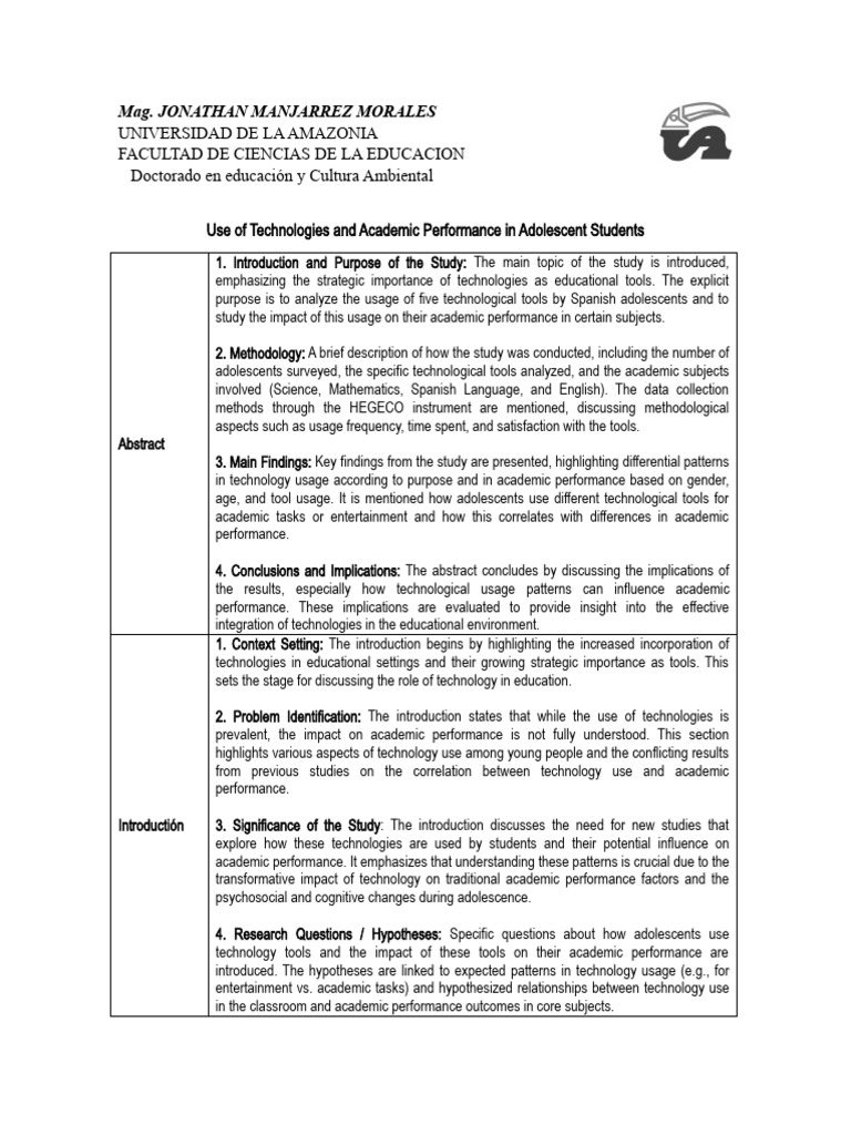 Jonathan Manjarrez Morales | PDF | Statistics | Methodology