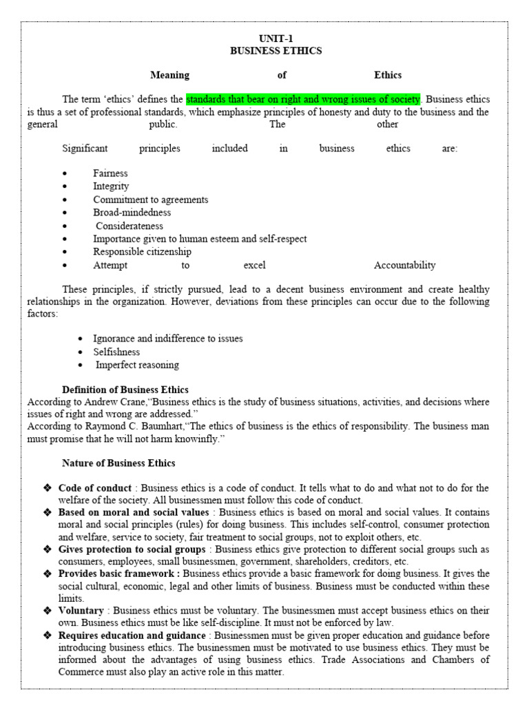 Becg Bba 3RD Sem (Ap) | PDF | Corporate Governance | Business Ethics