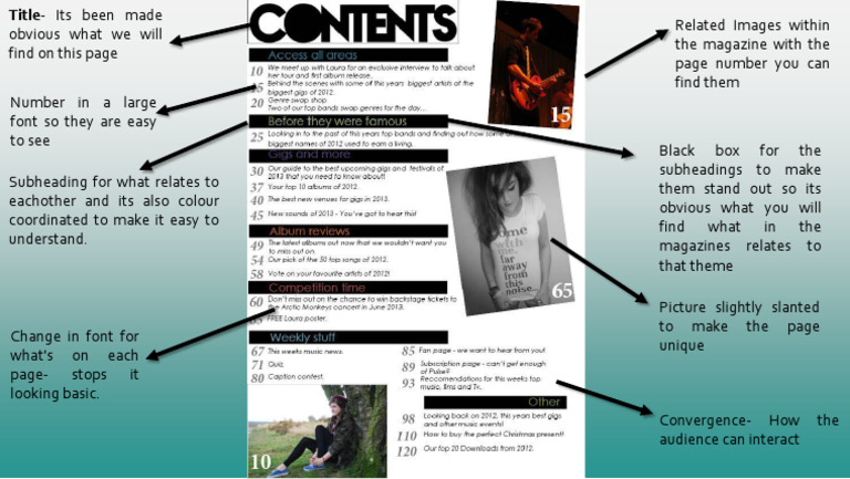 Contents Page Analysis | PDF