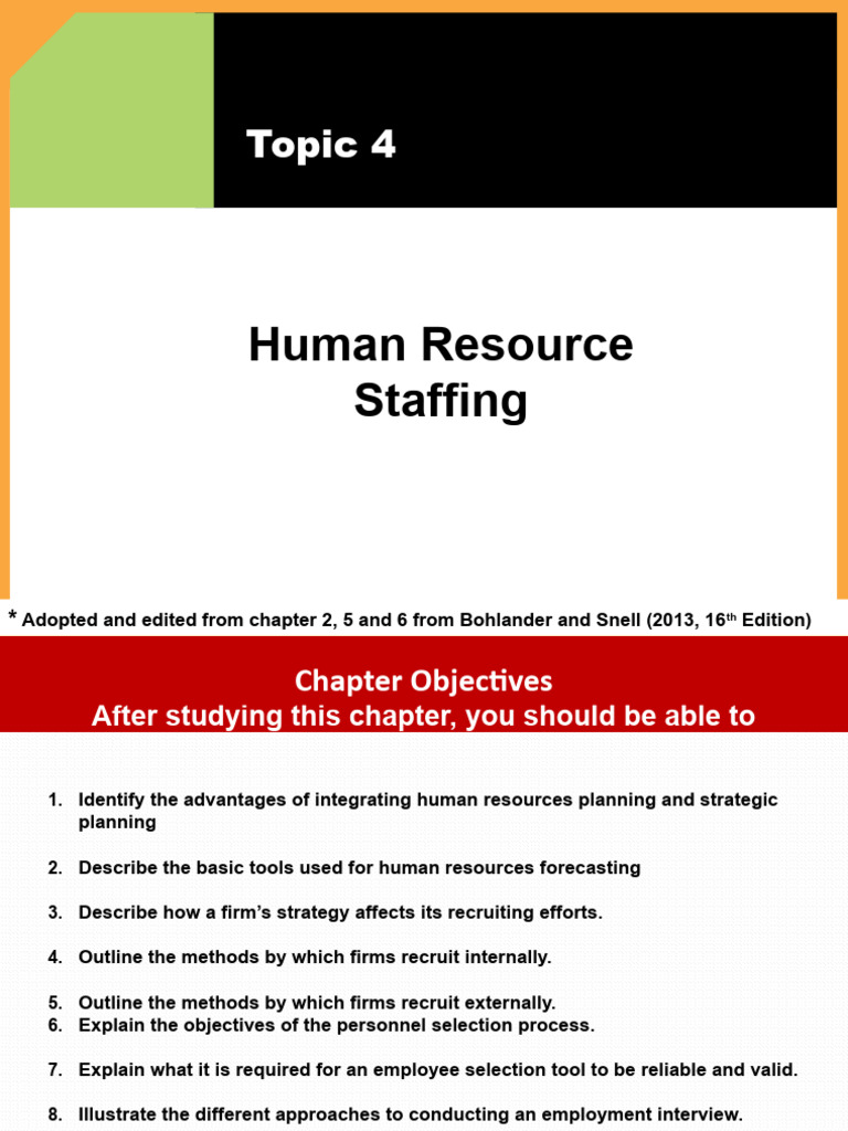Human Resource Staffing Strategies | PDF | Recruitment | Forecasting