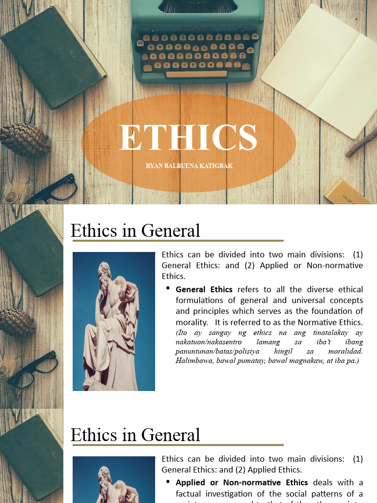 Ethics in General | PDF