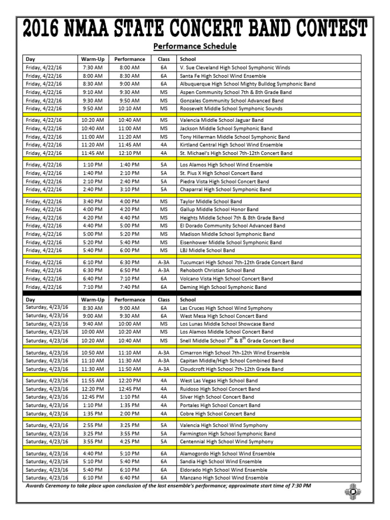 2016 Concert Band Program | PDF