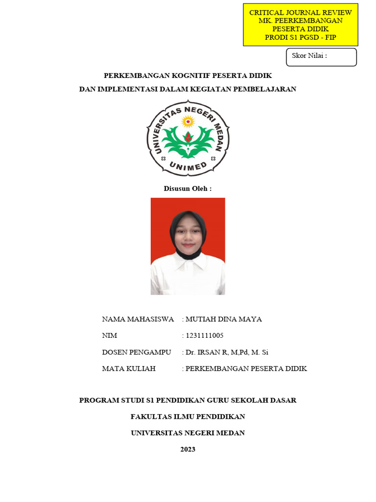 Mutiah Dina Maya - CJR - PPD 2023 | PDF