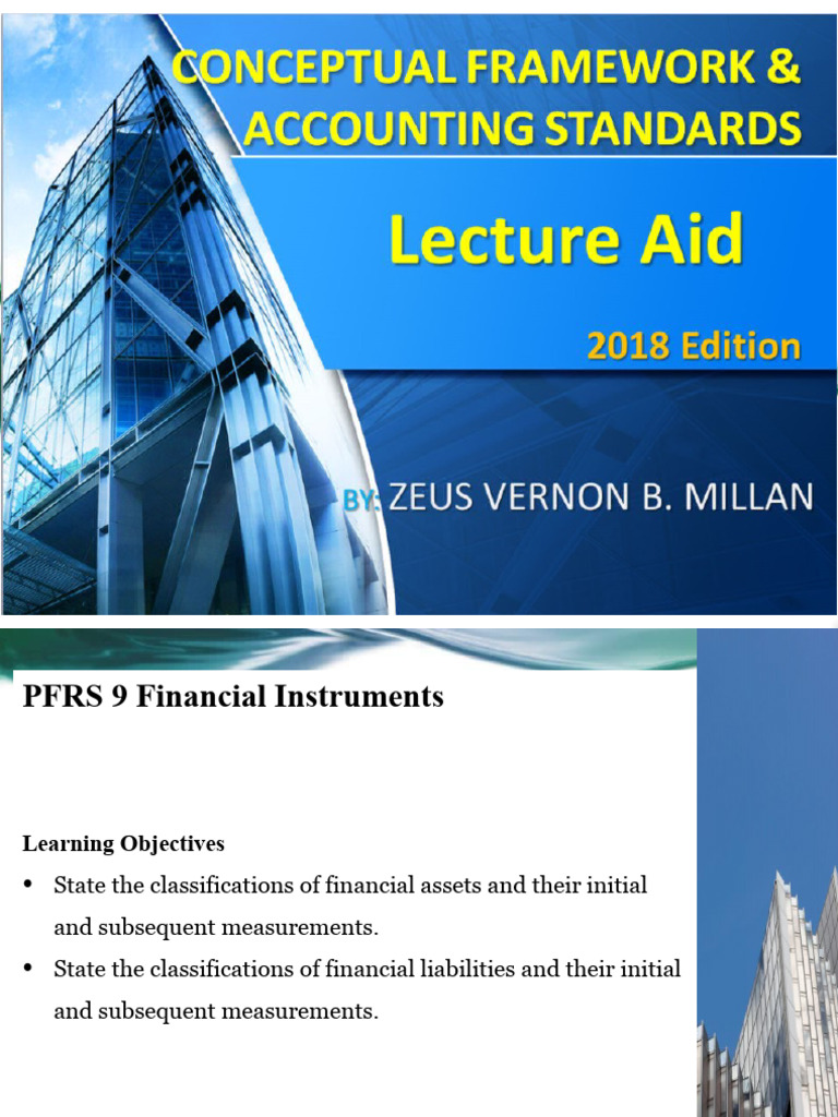 PFRS 9 - Financial Instruments | PDF | Historical Cost | Liability ...