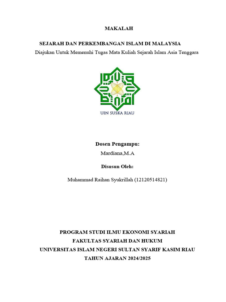 Makalah Kel 5 SIAT Muhammad Raihan Syukrillah | PDF