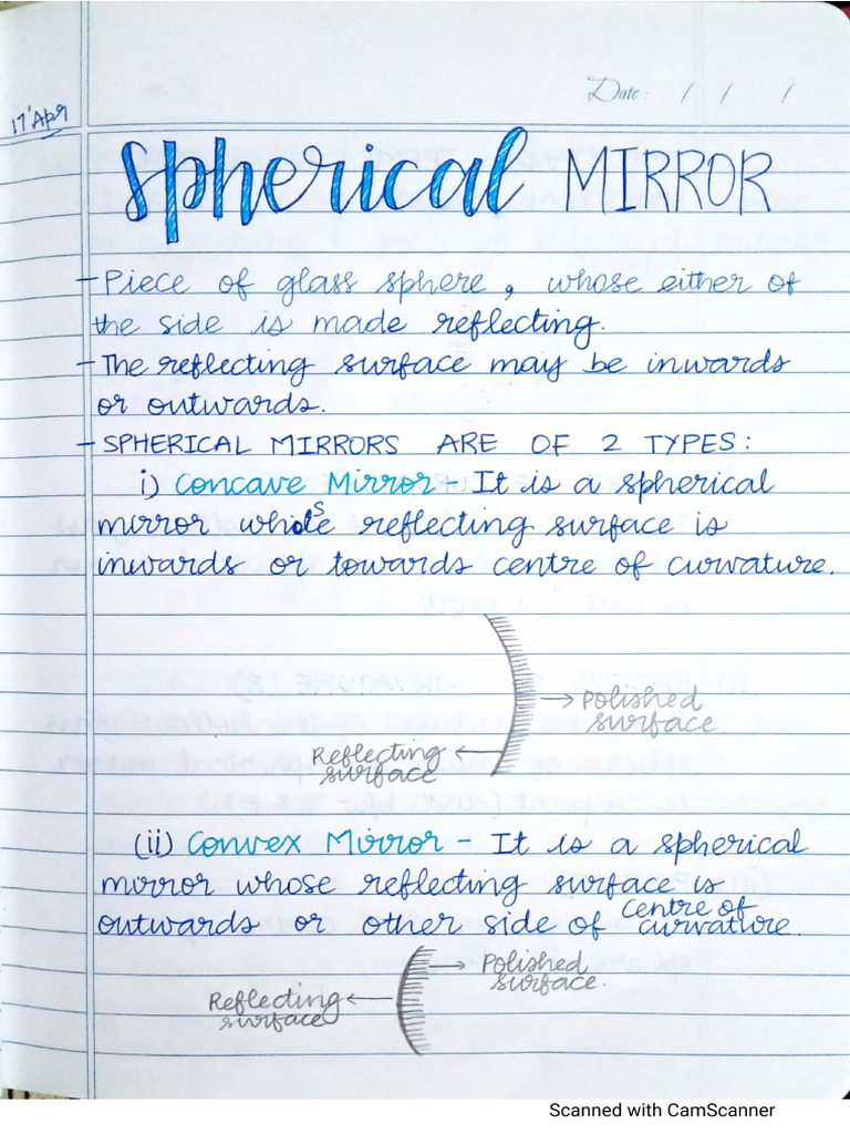 Physics Light Notes | PDF