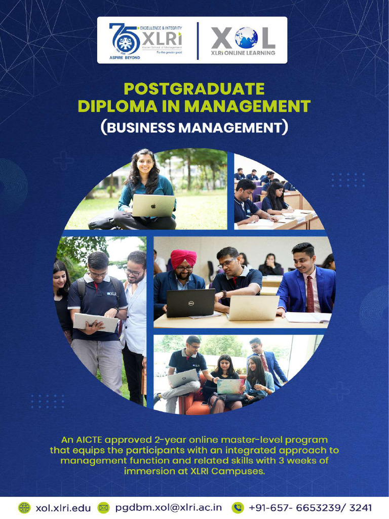 XLRI Online PGDM (BM) Program Overview | PDF | Master Of Business ...