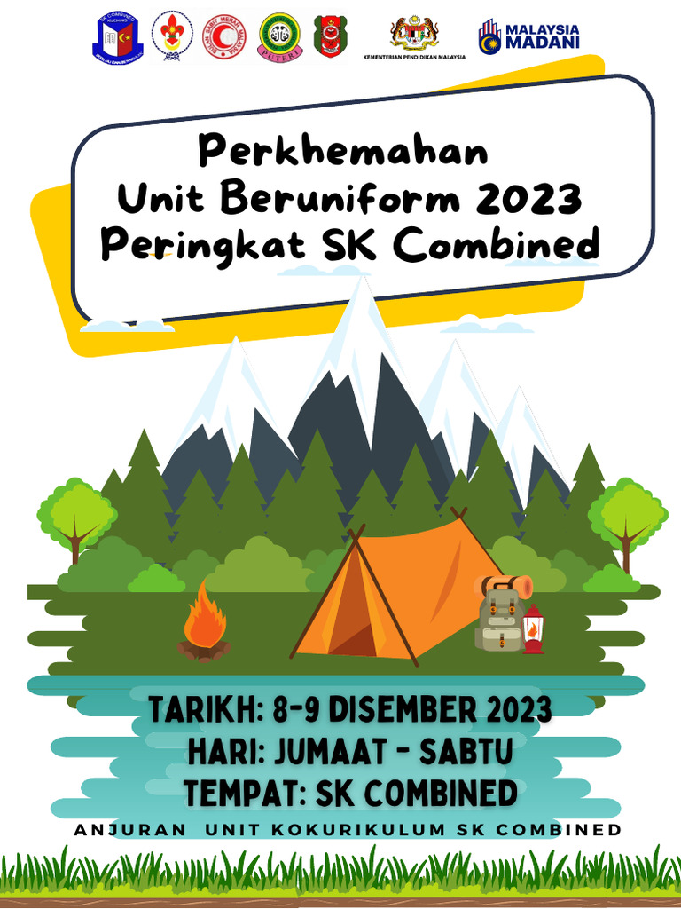 Buku Program Perkhemahan Perdana Unit Berunifom 2023 SKC | PDF