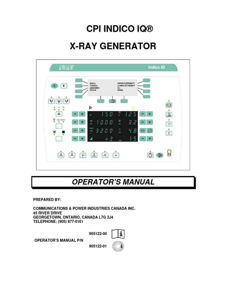 Pausch Uroview FD II CPI Indico IQ Operator Manual - UM - 905122 - M ...