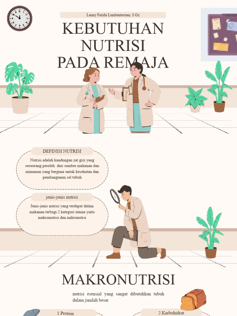 Kebutuhsn Nutrisi Pada Remaja | PDF