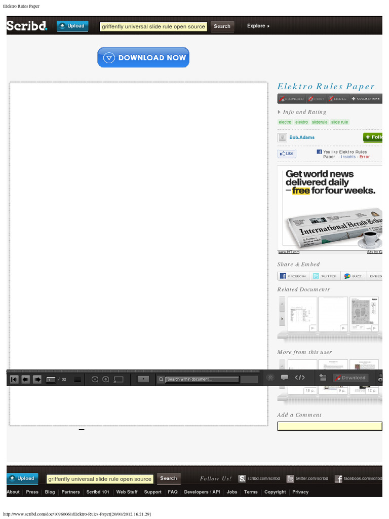 Elektro Rules Paper | PDF | Scribd | Online Services