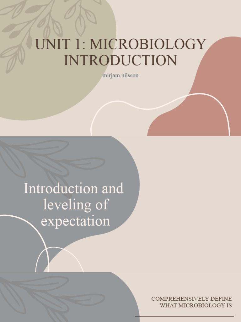 Unit 1 | PDF | Microscope | Optics