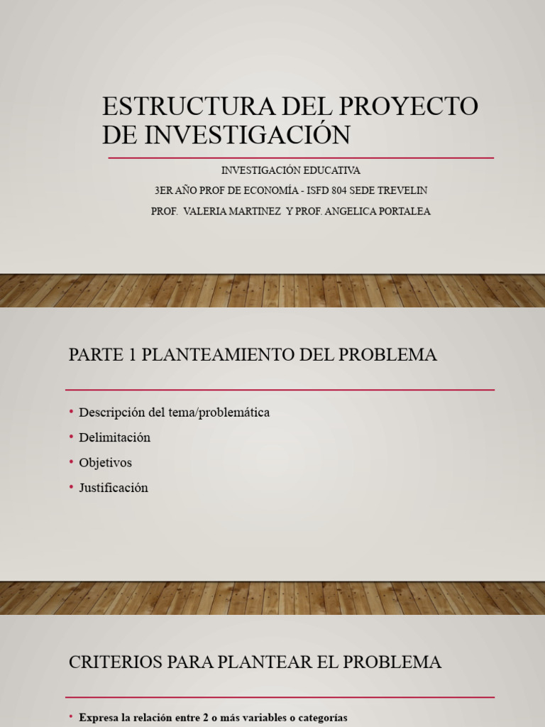 Estructura Del Proyecto de Investigación | PDF | Teoría | Conocimiento