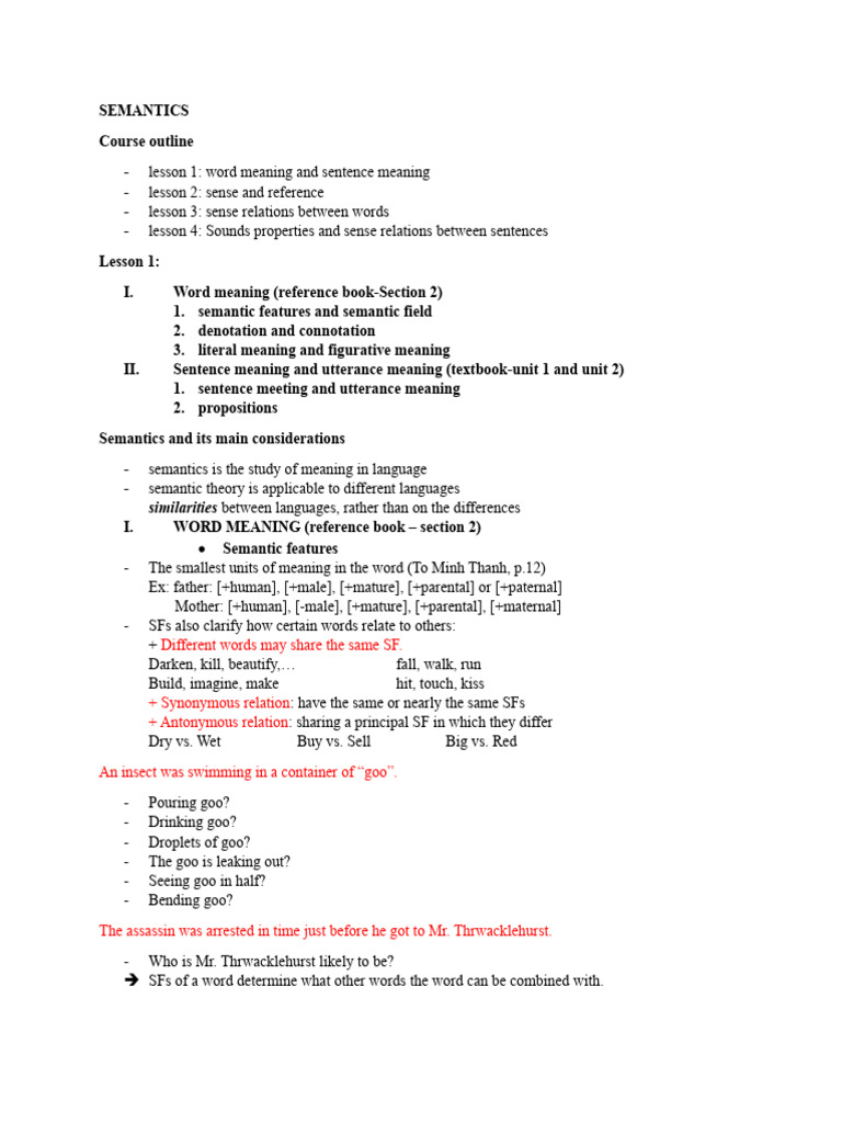 Semantics | PDF | Semantics | Proposition