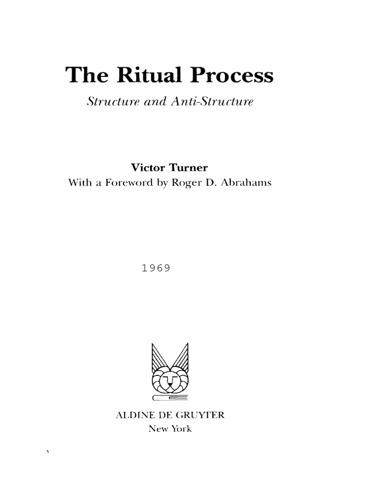 Victor Turner The Ritual Process Structu | PDF | Rituals