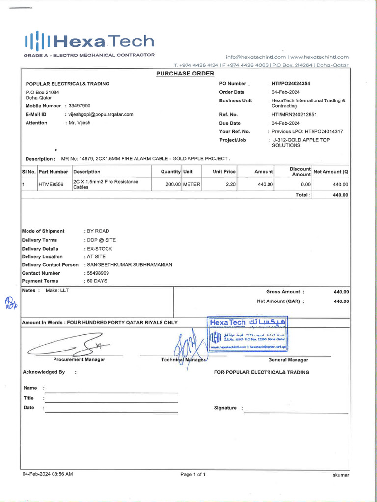 Hti Po24024354 | PDF