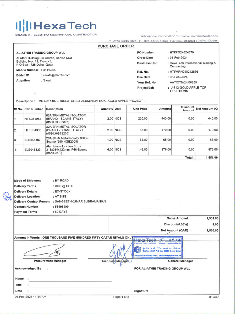 Hti Po24024379 | PDF