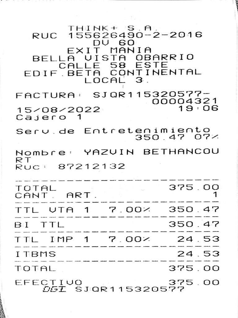 Ejemplo Factura | PDF
