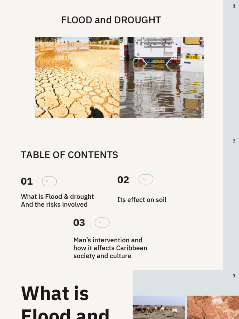 Caribbean Studies - Flood and Drought | PDF | Flood | Drought