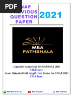 SNUSAT 2025 Sample Practice Questions | PDF
