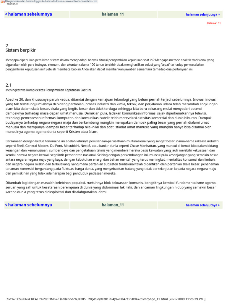 Chapter 2 System Thinking - En.id | PDF