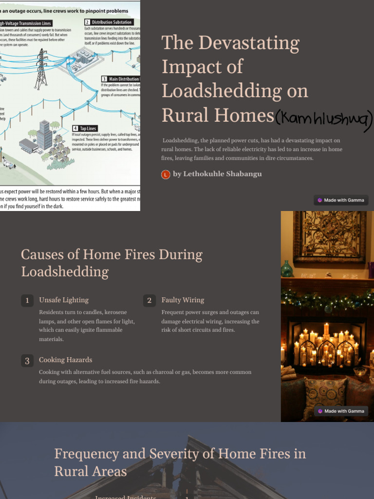 The Devastating Impact of Loadshedding On Rural Homes | PDF ...