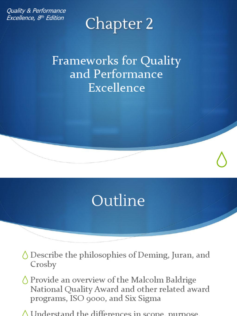 Quality and Performance Excellence 8E Chapter 2 | PDF | Six Sigma ...