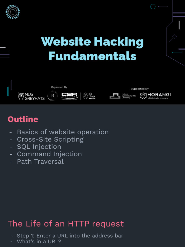 HackBashxAYCEP 2024 Web Hacking Fundamentals | PDF | Http Cookie | Networking