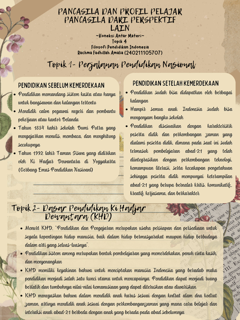 T4.koneksi Antar Materi - Rachma Fadhillah Amalia - Fpi | PDF