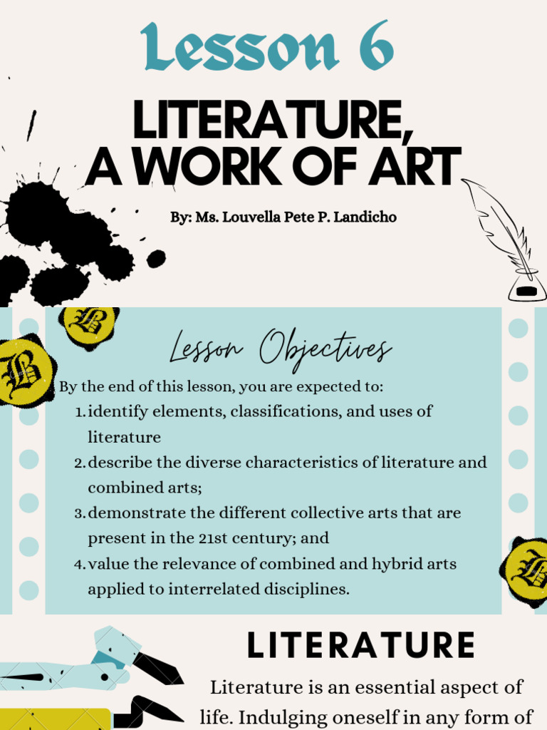 Lesson 6 Art | PDF | Perception | Experience