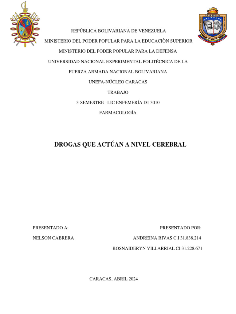 Trabajo Farmacologia 1 | PDF | Benzodiazepinas | Antipsicótico