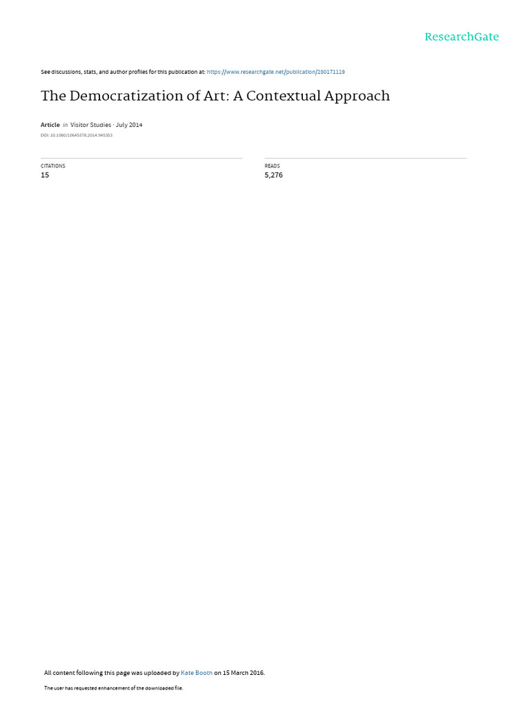 Democ | PDF | Museum | Museology