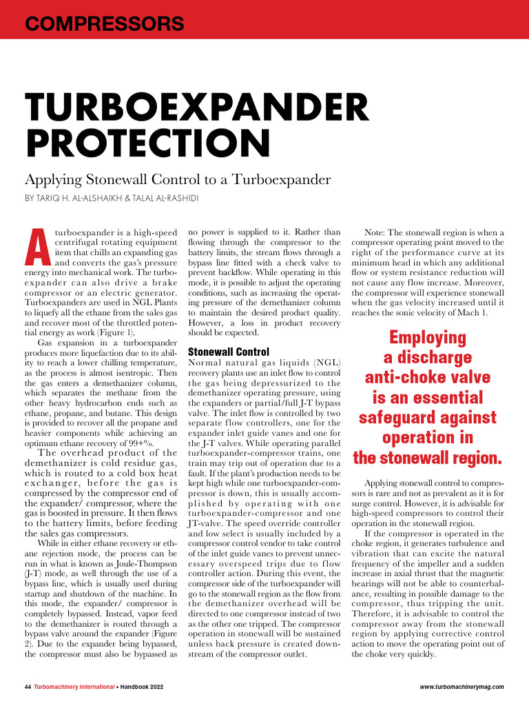 Turboexpander Control in NGL Plants | PDF | Mechanical Engineering ...
